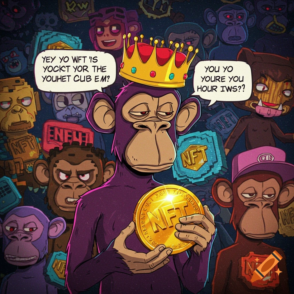 NFT culture meme on Craiyon