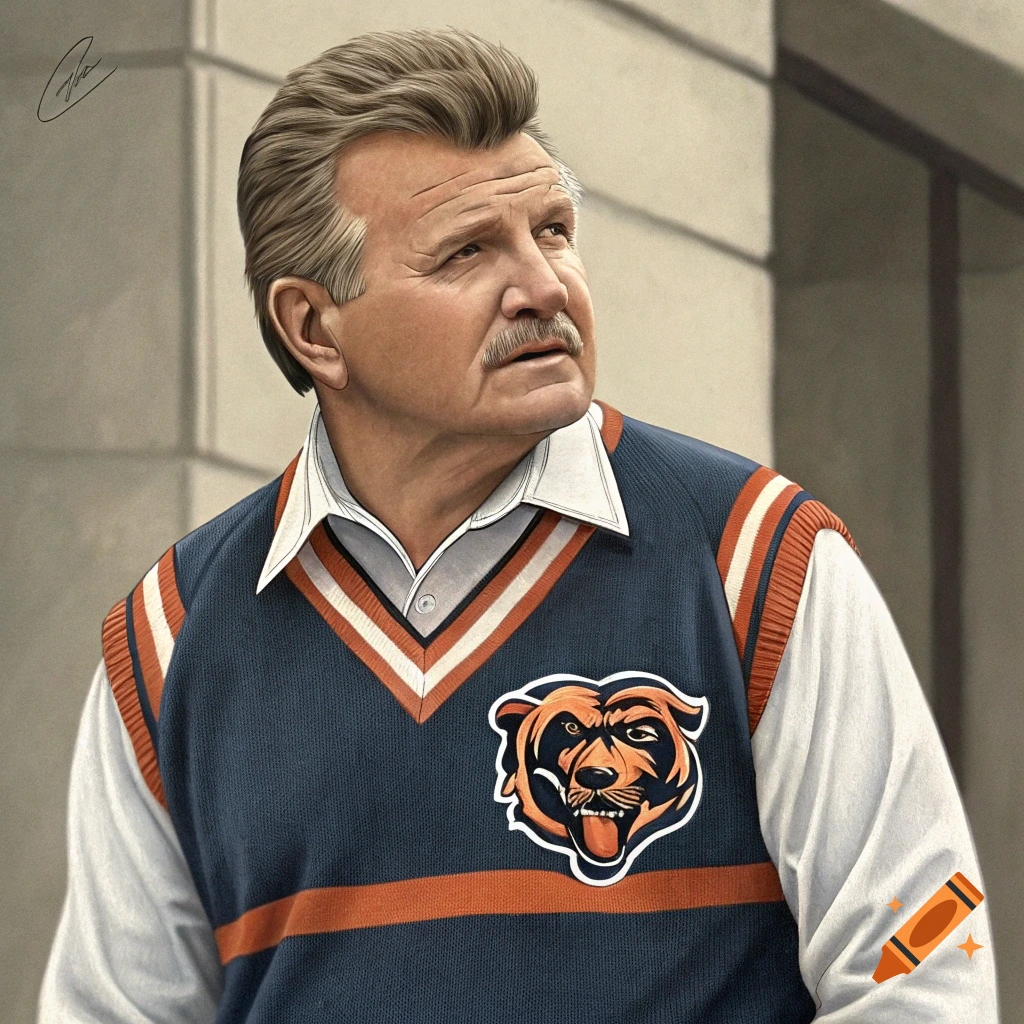 Mike Ditka Sweater Vest 2483