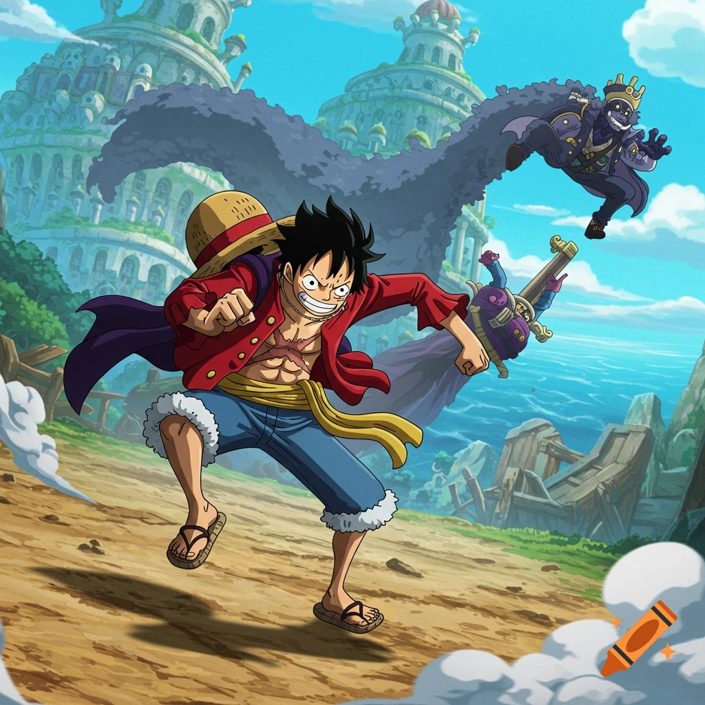 One Piece anime illustration on Craiyon