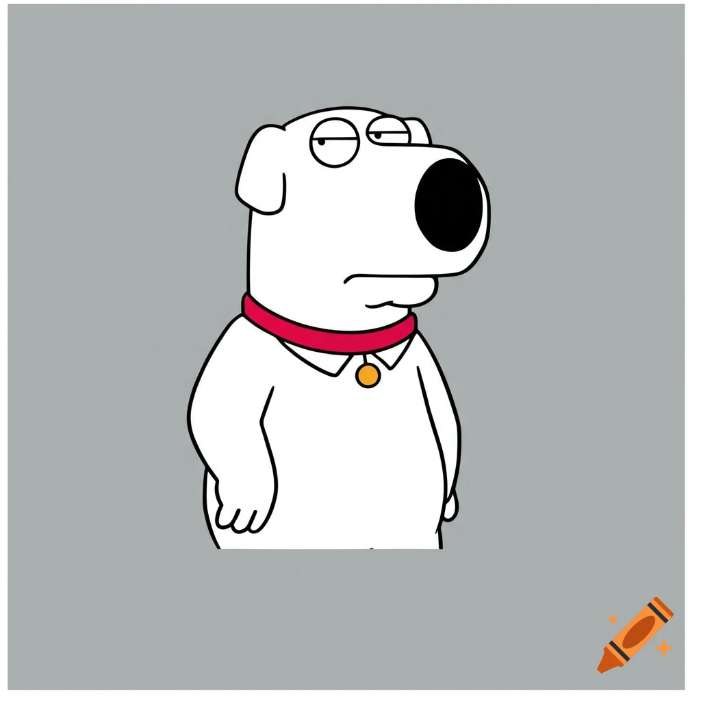 Muscular Brian the dog and Stewie in a science lab, cartoon style on ...