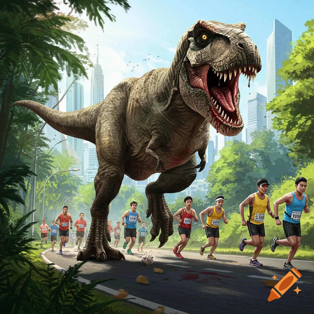 Sack Race created on Craiyon