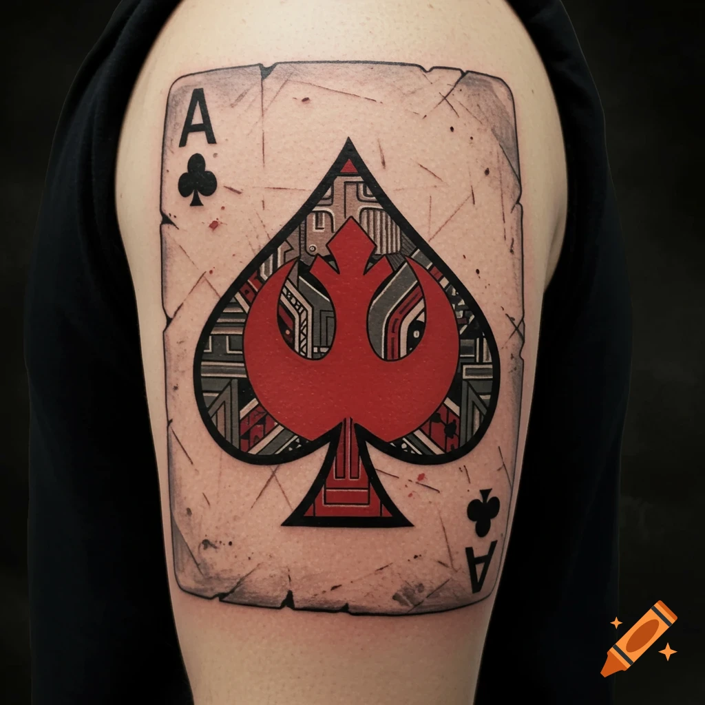 Steel spades tattoo - Bronctattooaus.com