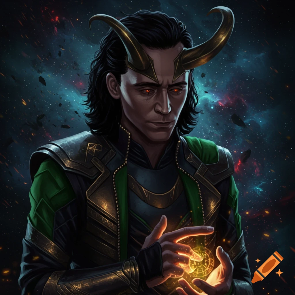 Dark Loki on Craiyon