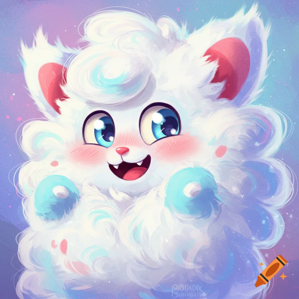 Furry reference sheet on Craiyon