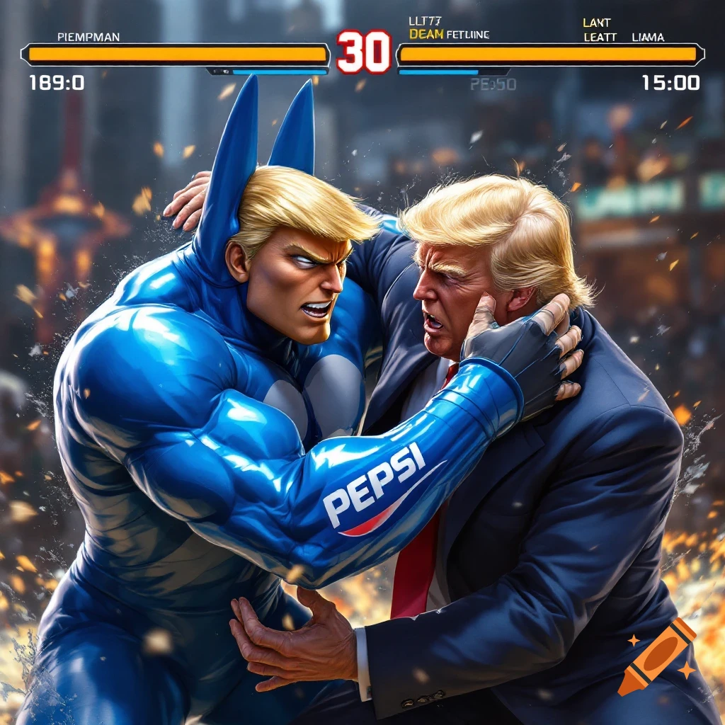 Donald Trump getting beat up by Pepsiman in a Killer Instinct Ultra ...