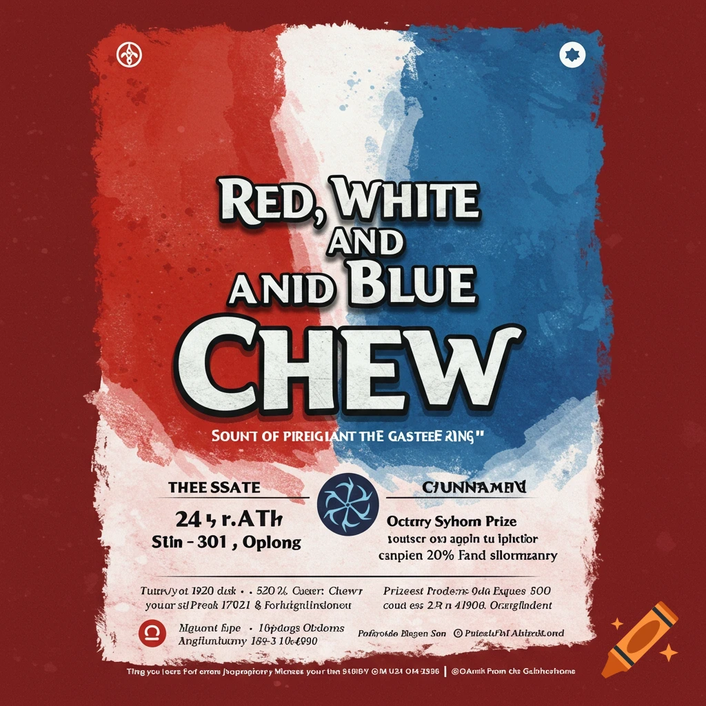 Magic The Gathering tournament flyer on Craiyon