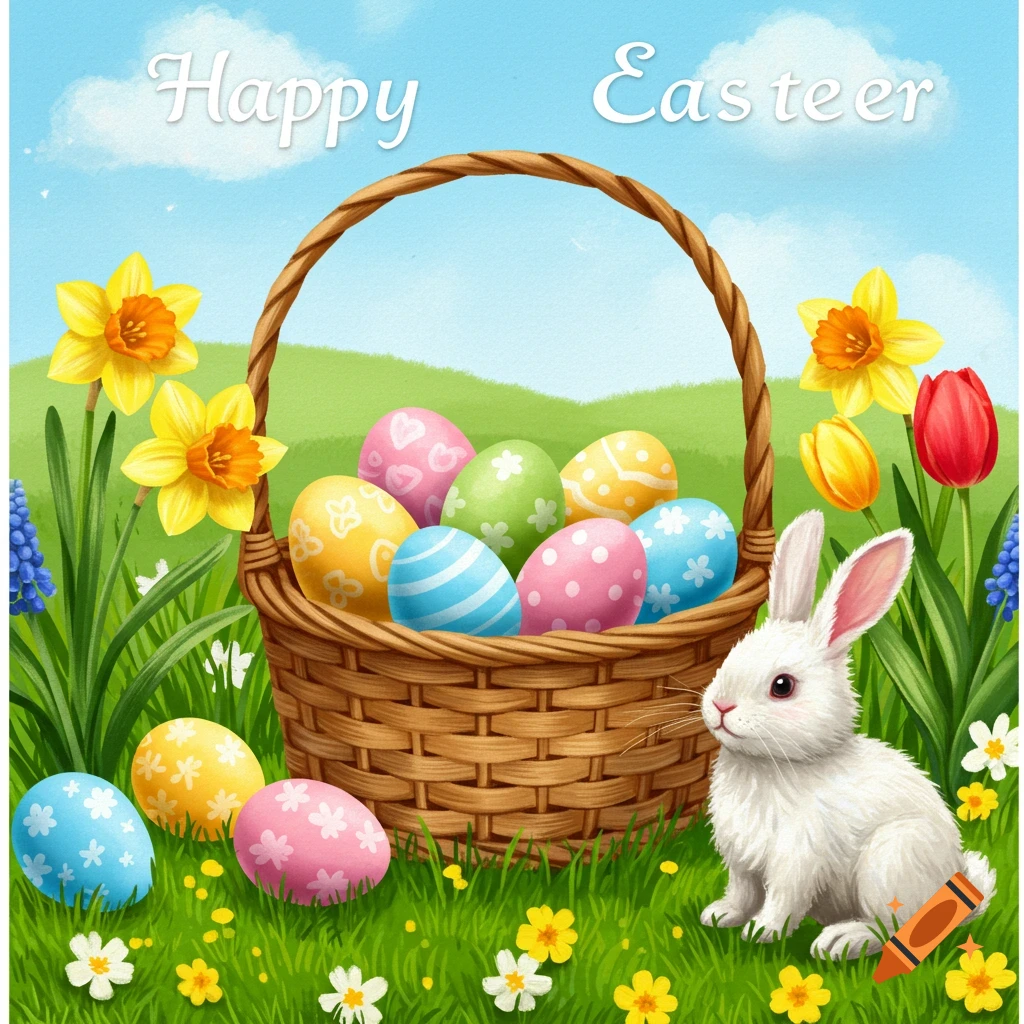 Easter picture on Craiyon