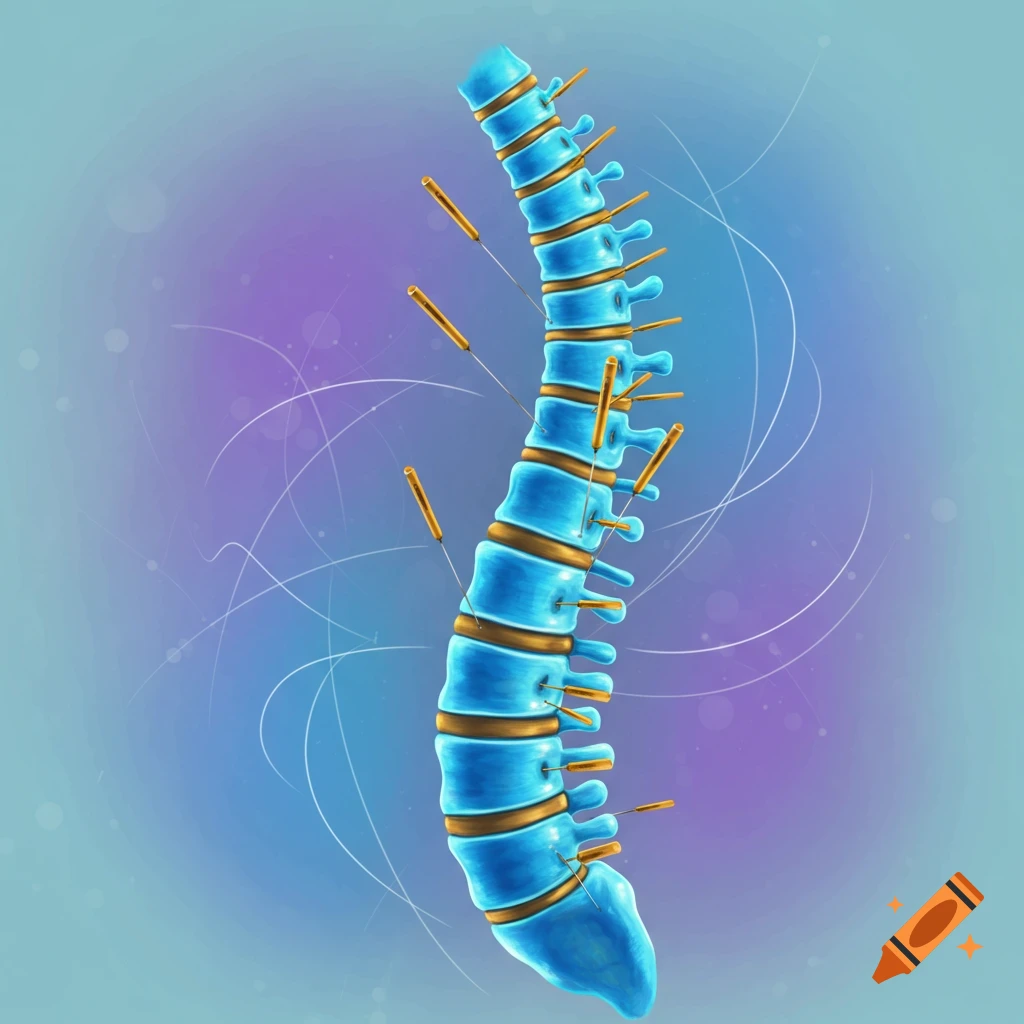 Person undergoing rasterstereography examination of spine on ISS with ...