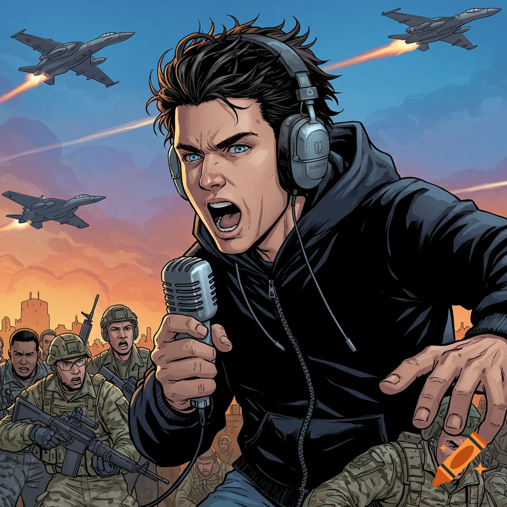 Paratrooper created on Craiyon