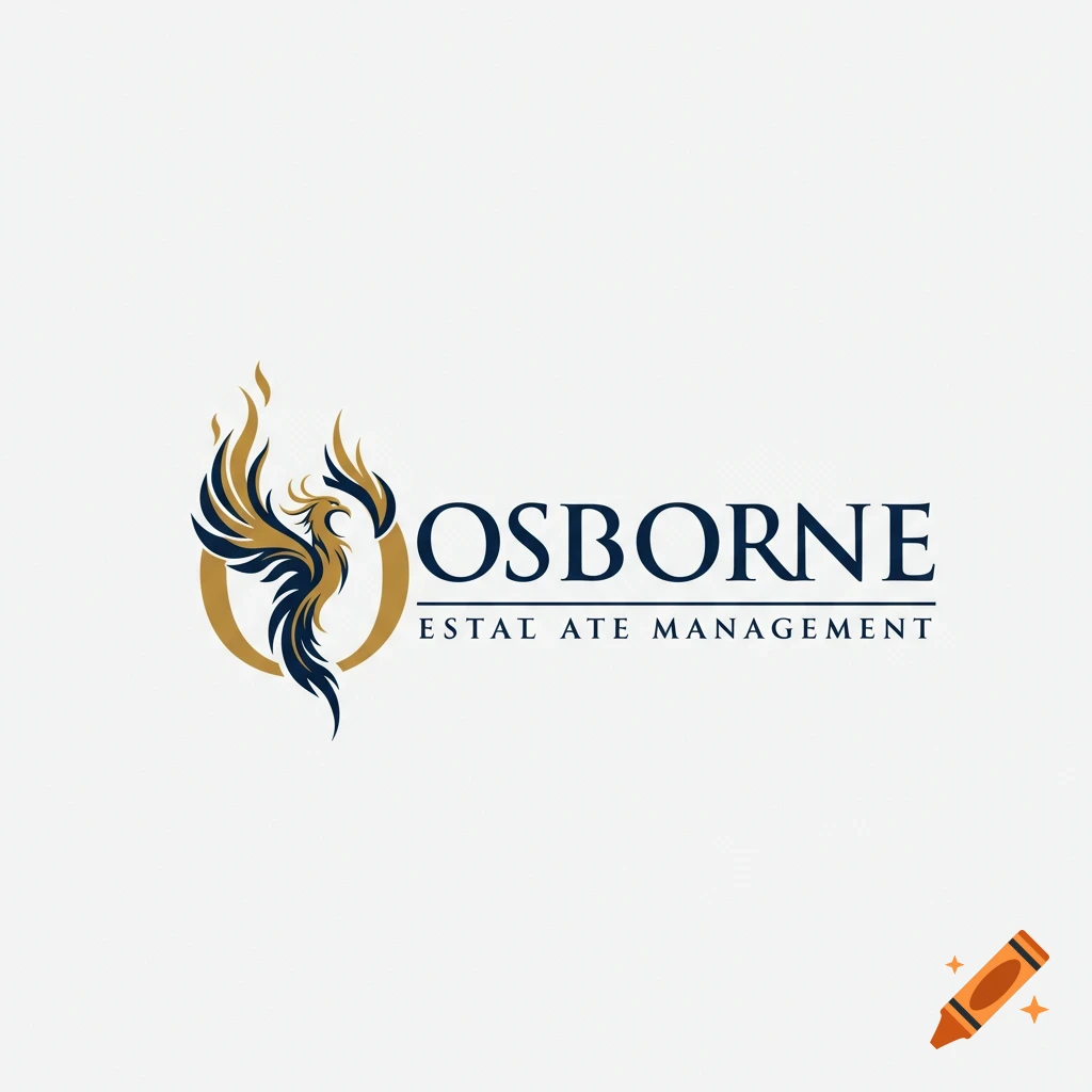 Osborne Estate Management logo with Phoenix emerging from the 'O'. on ...