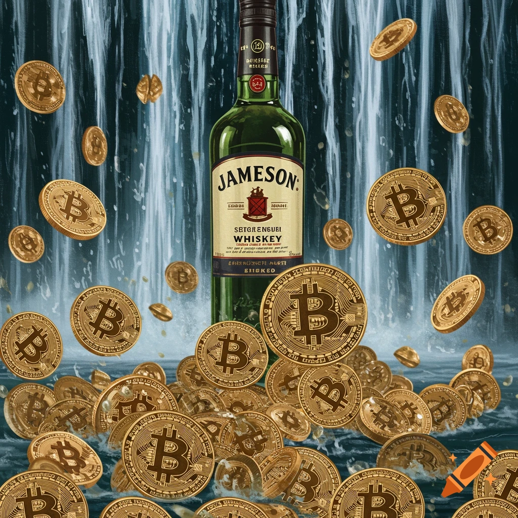 A gold coin with an embossed Guy Fawkes mask in the center, and the ...