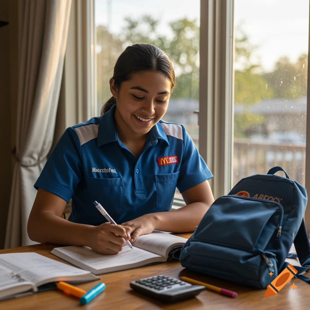 Photograph illustrating work-life balance for high school students with ...