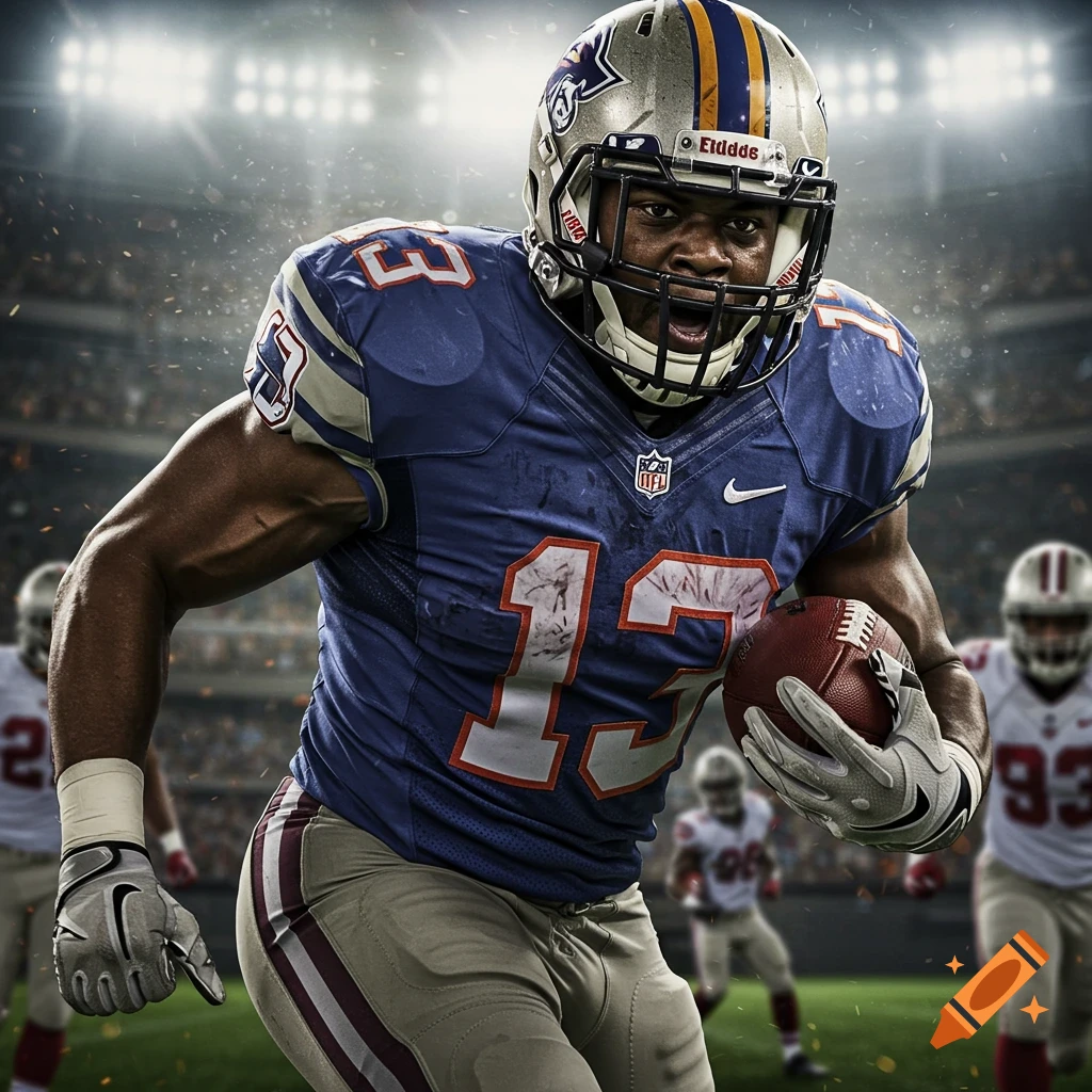 Running back on Craiyon