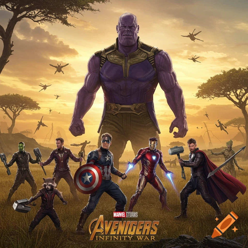 Avengers Infinity War, Avengers and Guardians of the Galaxy on Wakanda ...