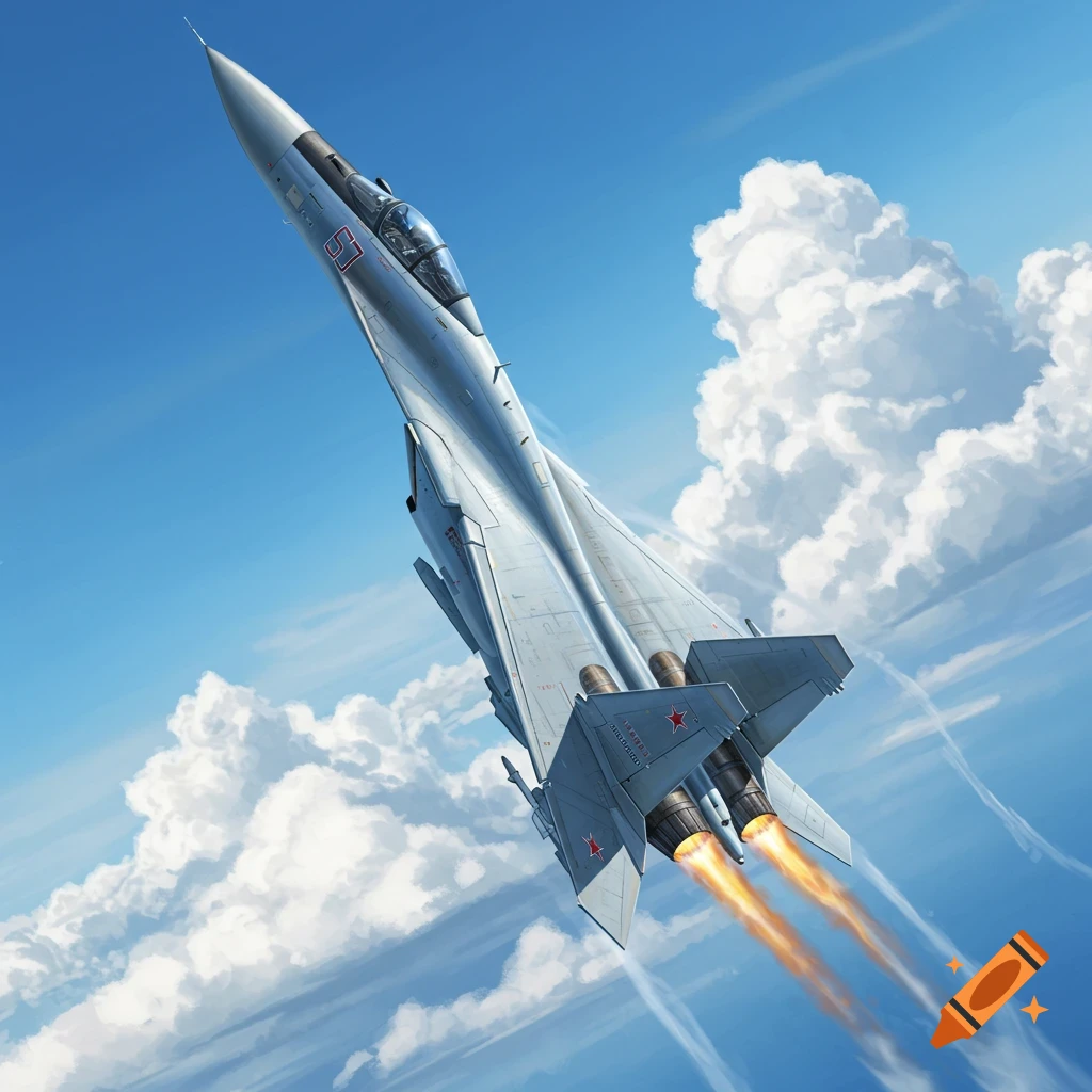 Su-37 Terminator on Craiyon