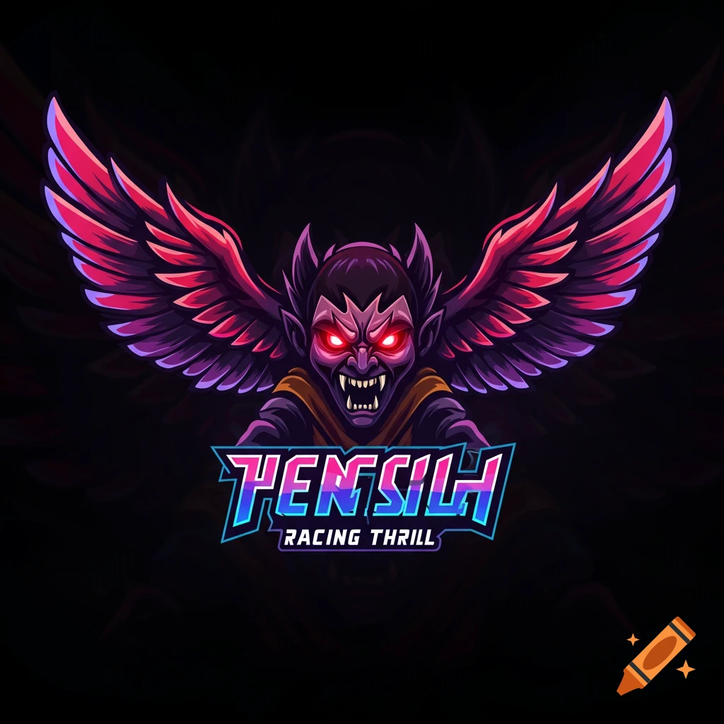 Yokai racing logo on Craiyon