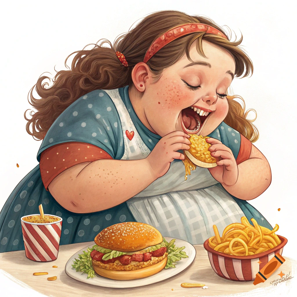 Cute chibi anime illustration of a child eating snacks like a cookie ...