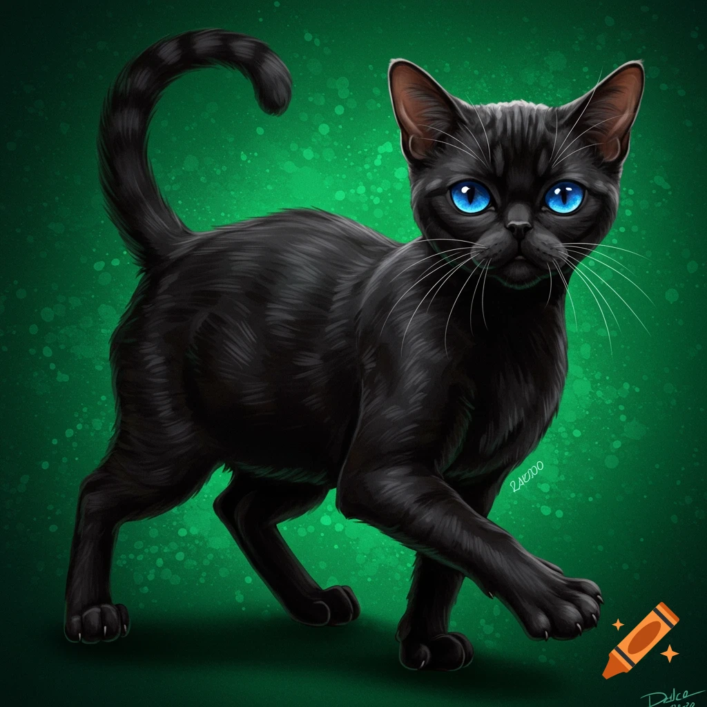 A Siamese cat with blue eyes on Craiyon