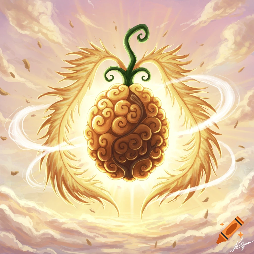 Celestial Phoenix of Light and Wind Devil Fruit: Kami Kami no Mi, Model ...