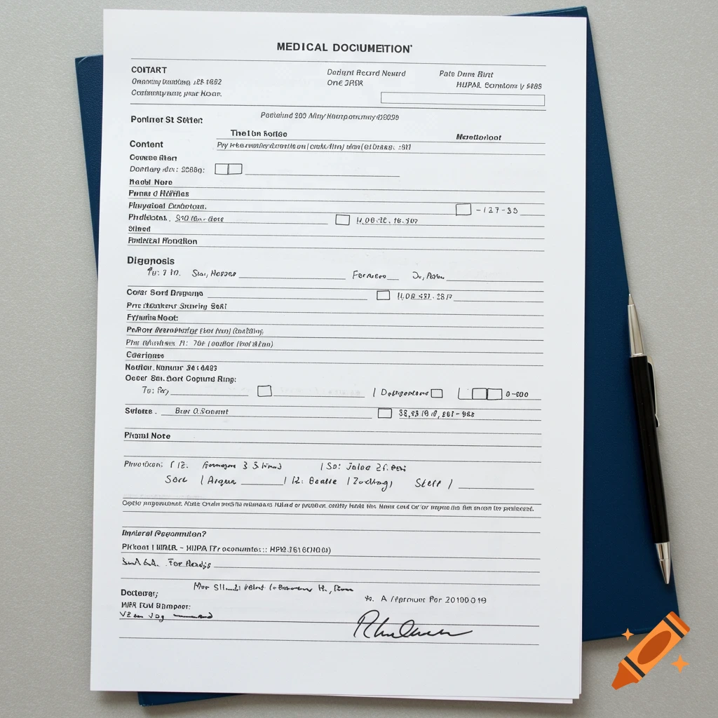 Medical documentation on Craiyon