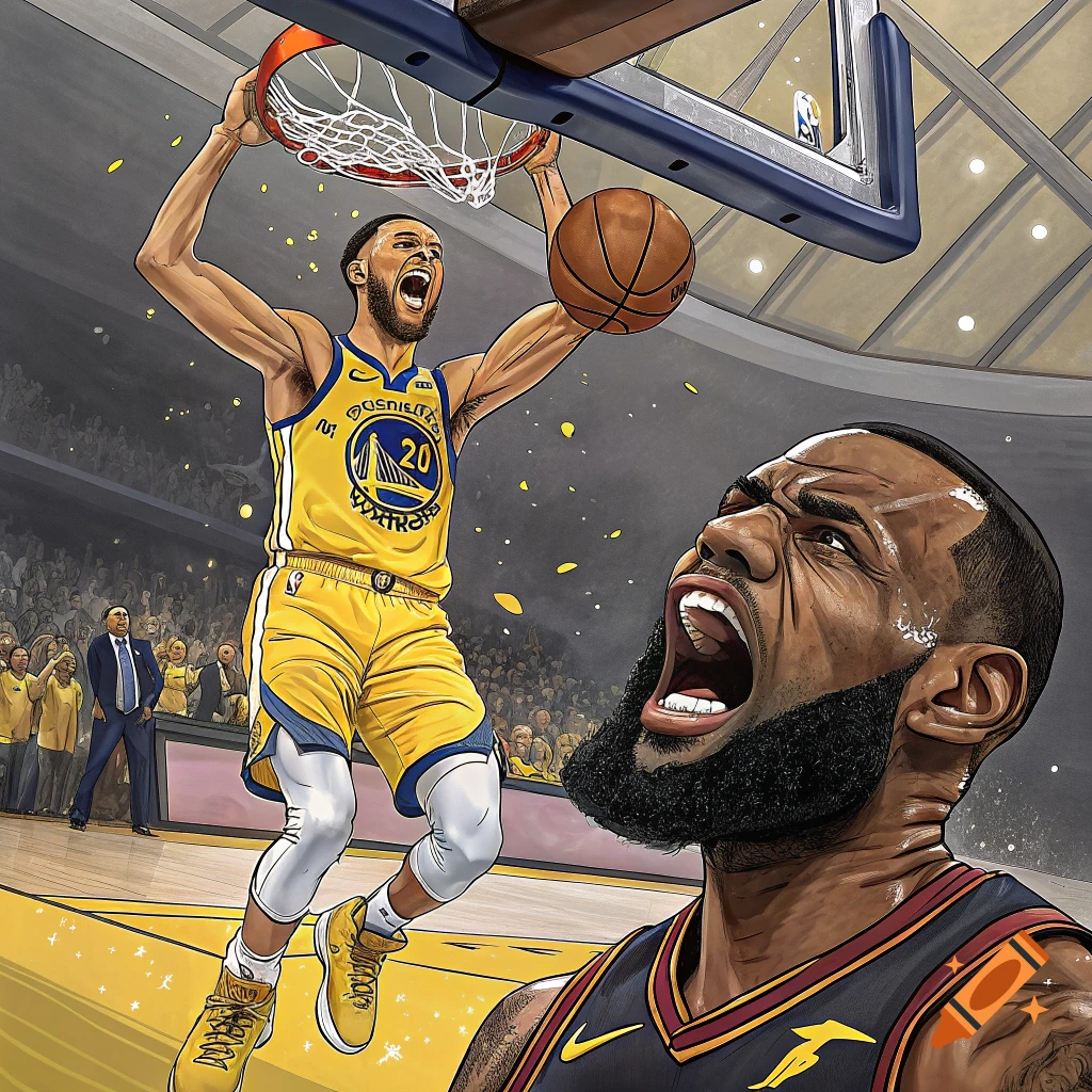 Illustration Cartoon Stephen Curry