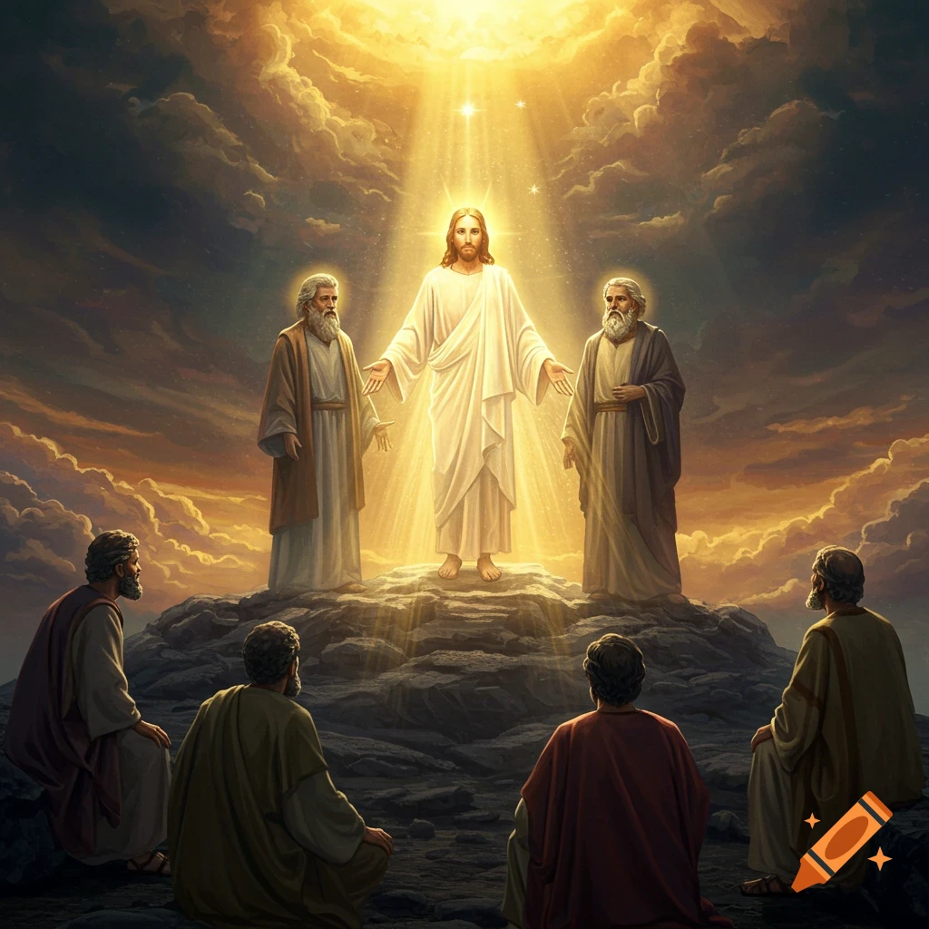 Jesus Christ carrying Pope Francis on Craiyon