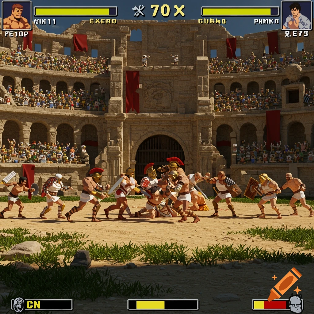 Gladiator created on Craiyon