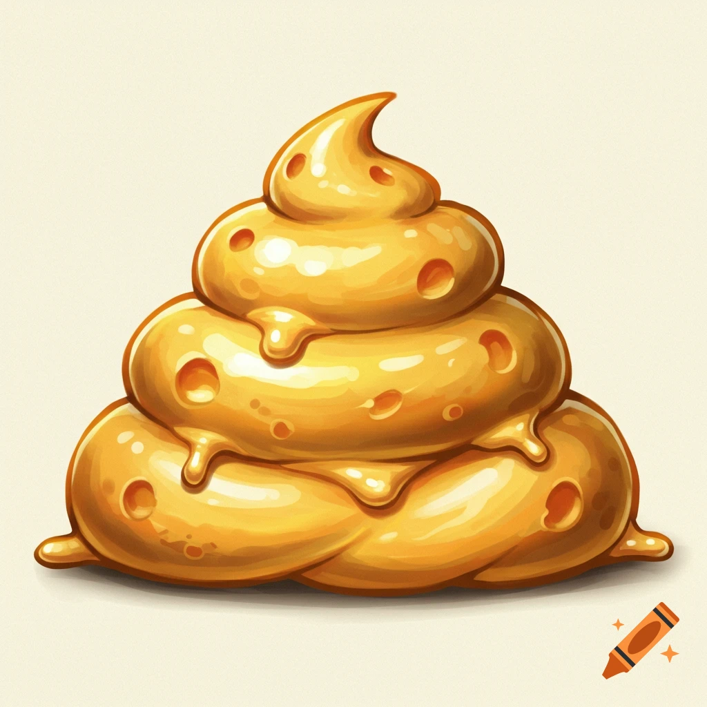 Cheese poop on Craiyon