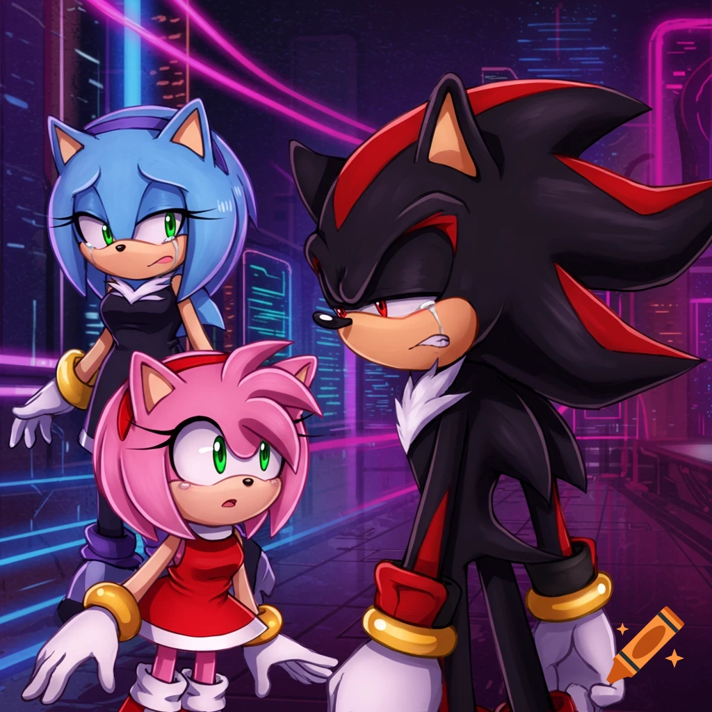Amy Rose E Sombra E Sonic Pin By Sombra The Hedgehog On Shadow Y Amy