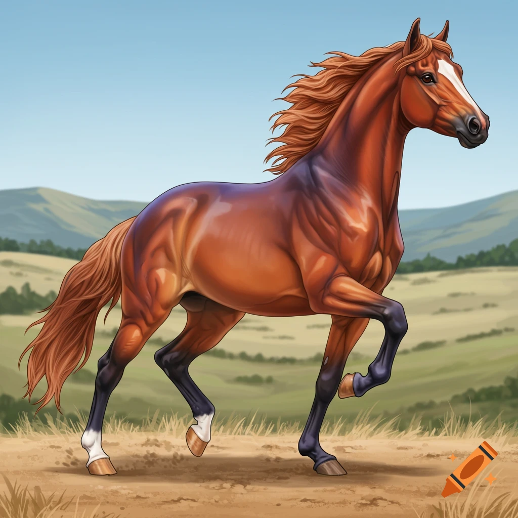 A brown and white piebald horse and a white spotted horse stand in a ...