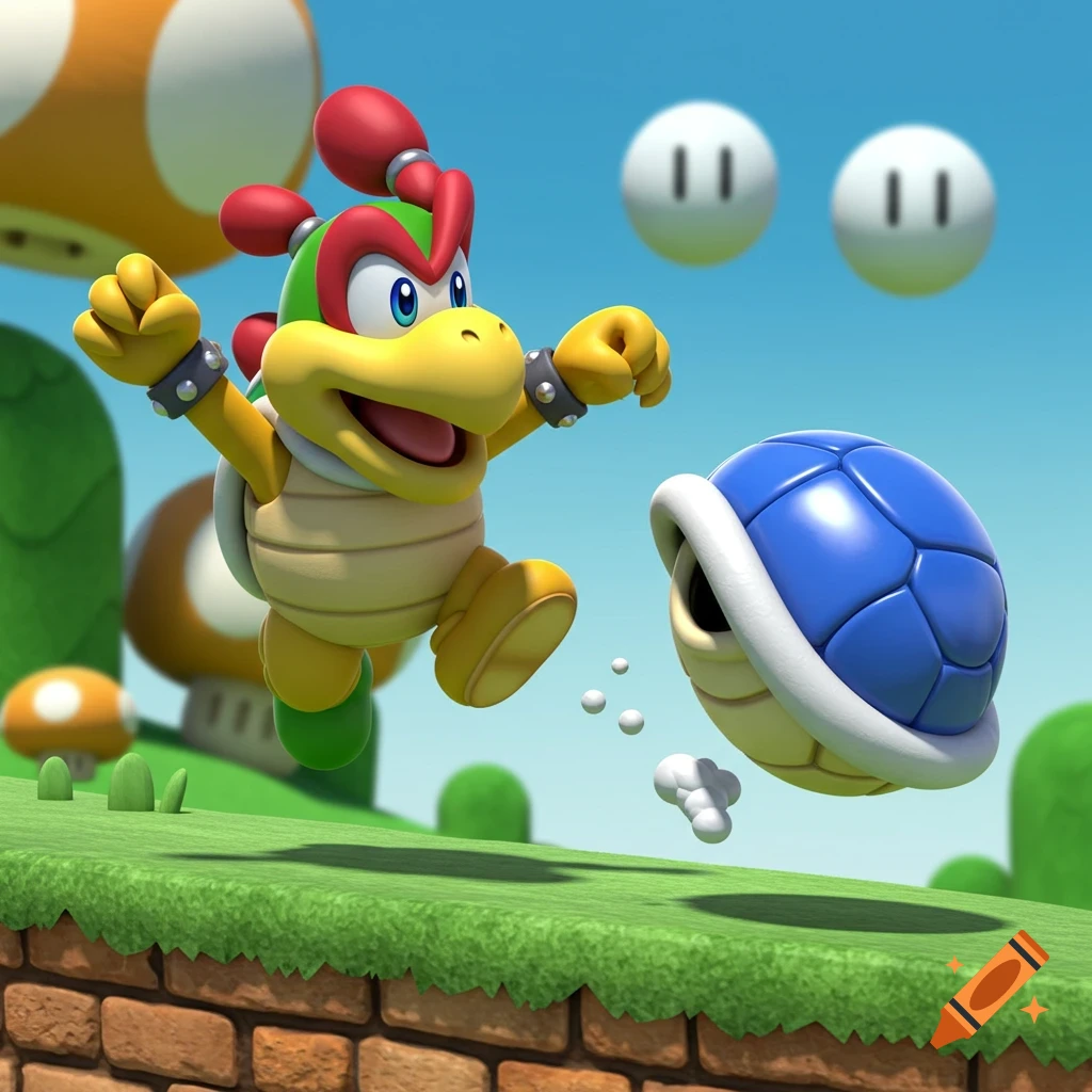 Cartoon illustration of an obese Yoshi burping bubbles. on Craiyon