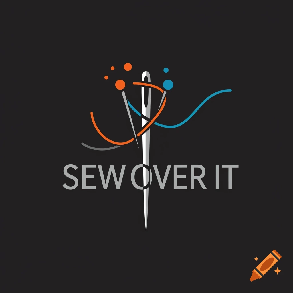 Sew Over It modern clothing brand logo on Craiyon