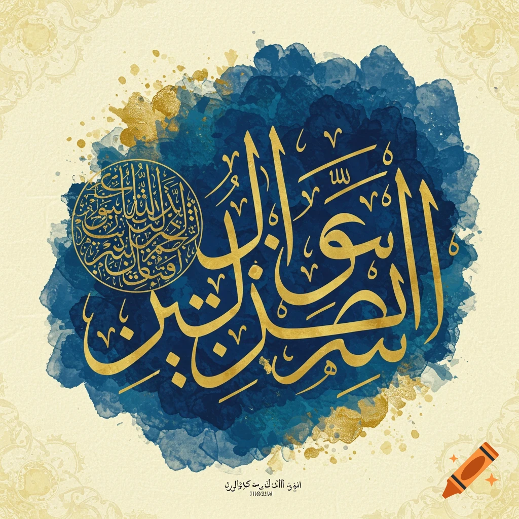 Arabic calligraphy art on Craiyon