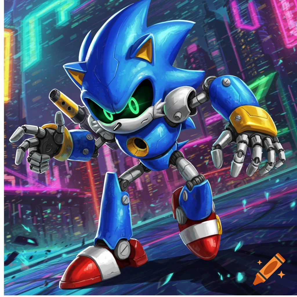 Close-up of Sonic the Hedgehog's feet with ice cream dripping on Craiyon