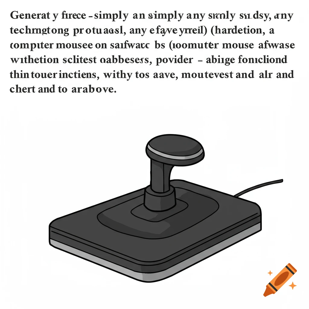 Hands-free mouse technology illustration on Craiyon