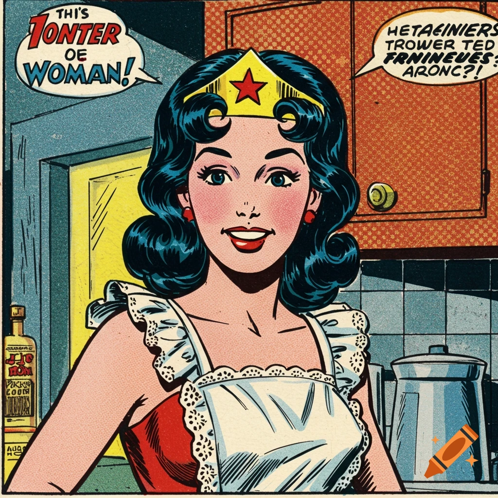 Wonder Woman created on Craiyon