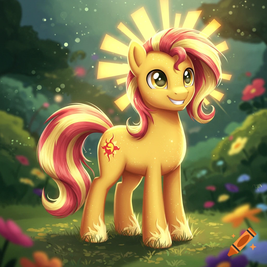 Sunburst the MLP pony on Craiyon