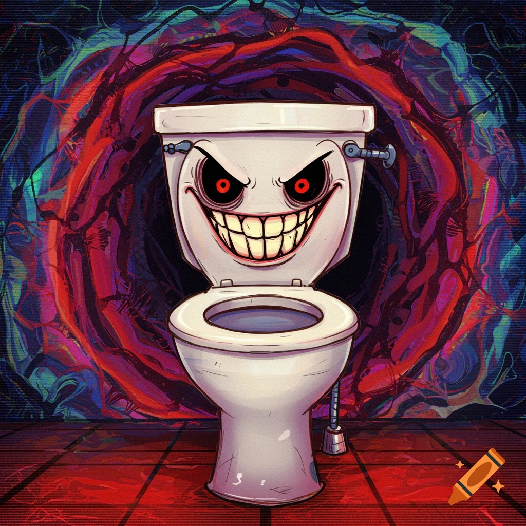 Skibidi Toilet images created on Craiyon