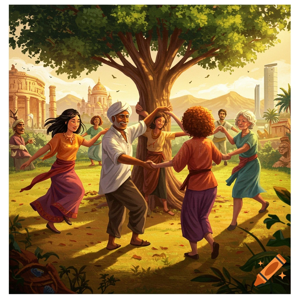 Unity in community message on Craiyon