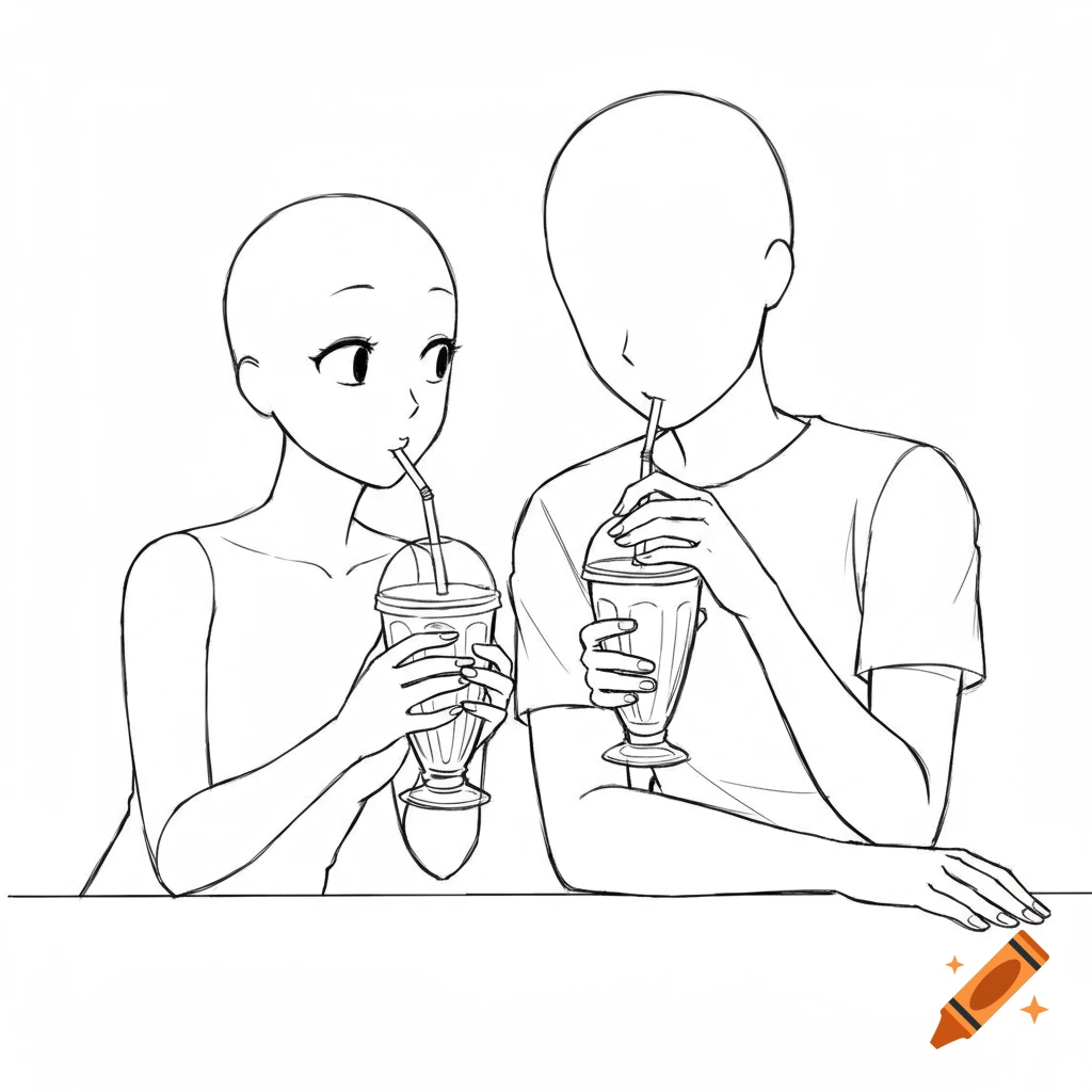 Anime Couple Bases Hugging