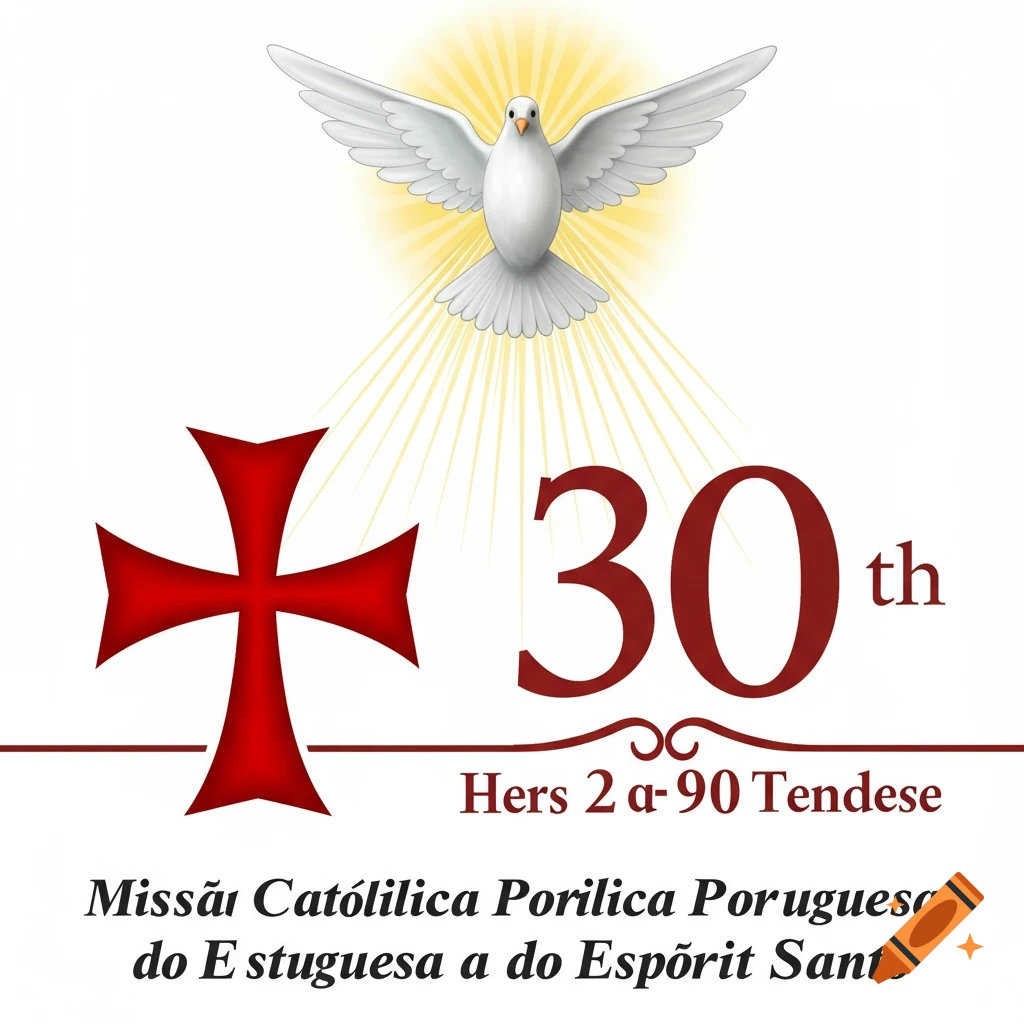 Logo for 30th anniversary of Missão Católica Portuguesa do Espírito ...