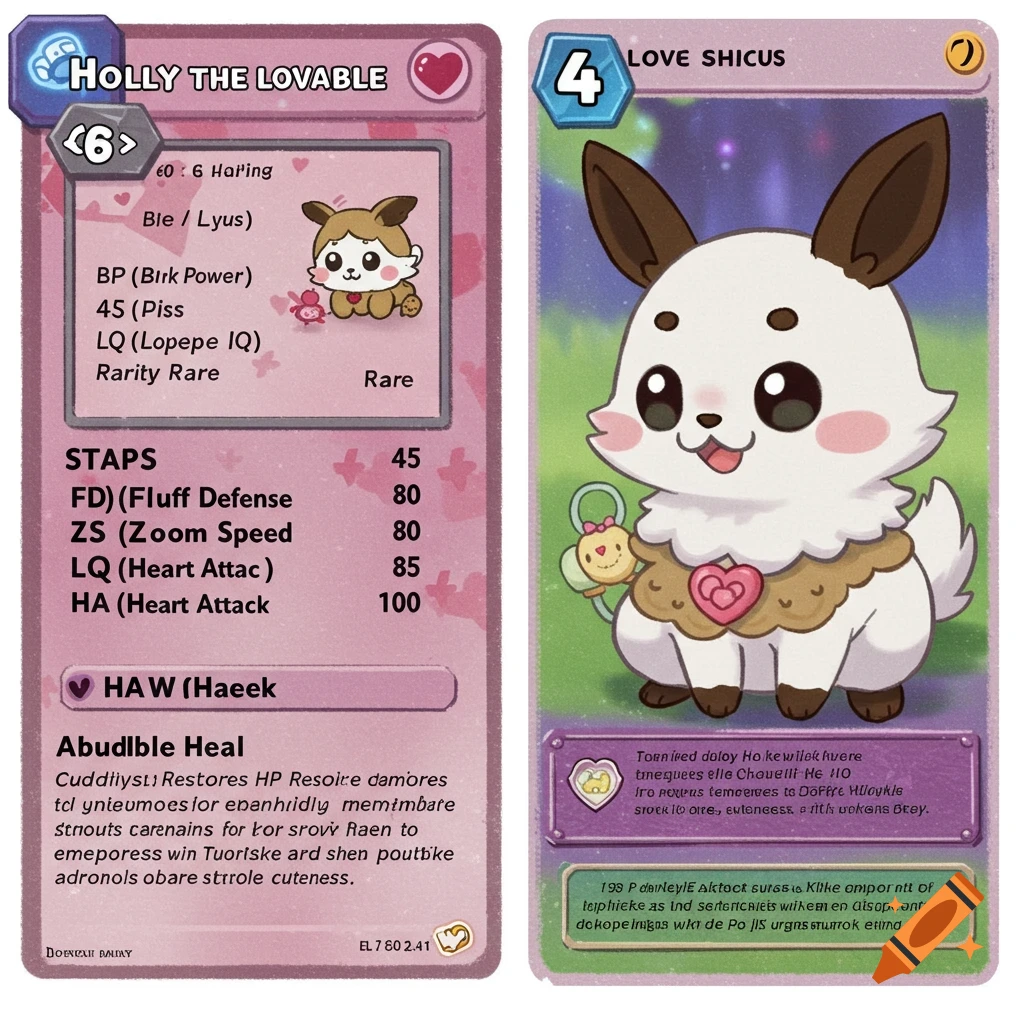 Trading Cards images created on Craiyon