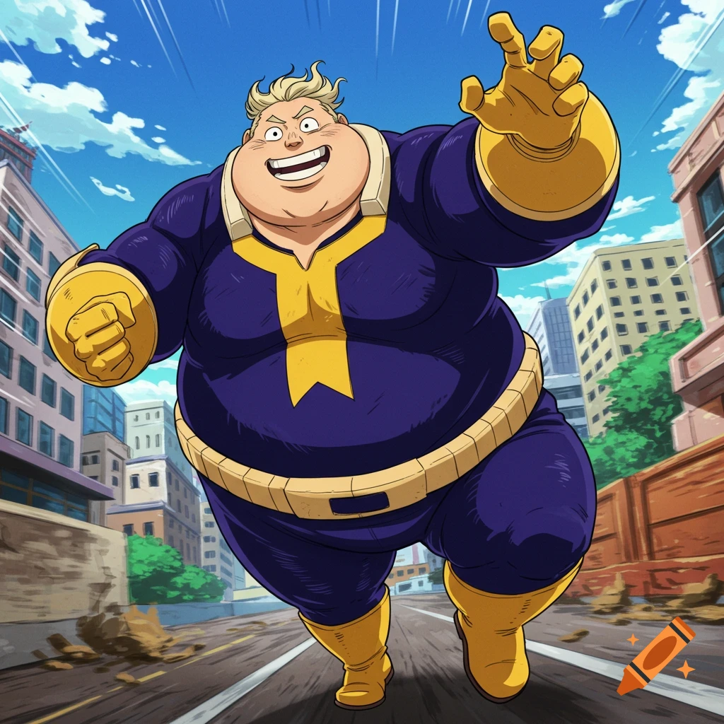 Fat Gum from My Hero Academia on Craiyon
