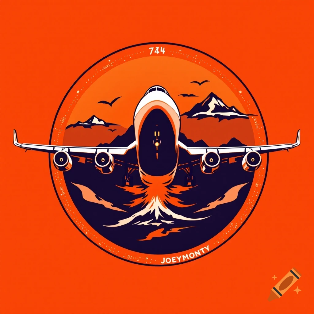 Orange Jet Logo