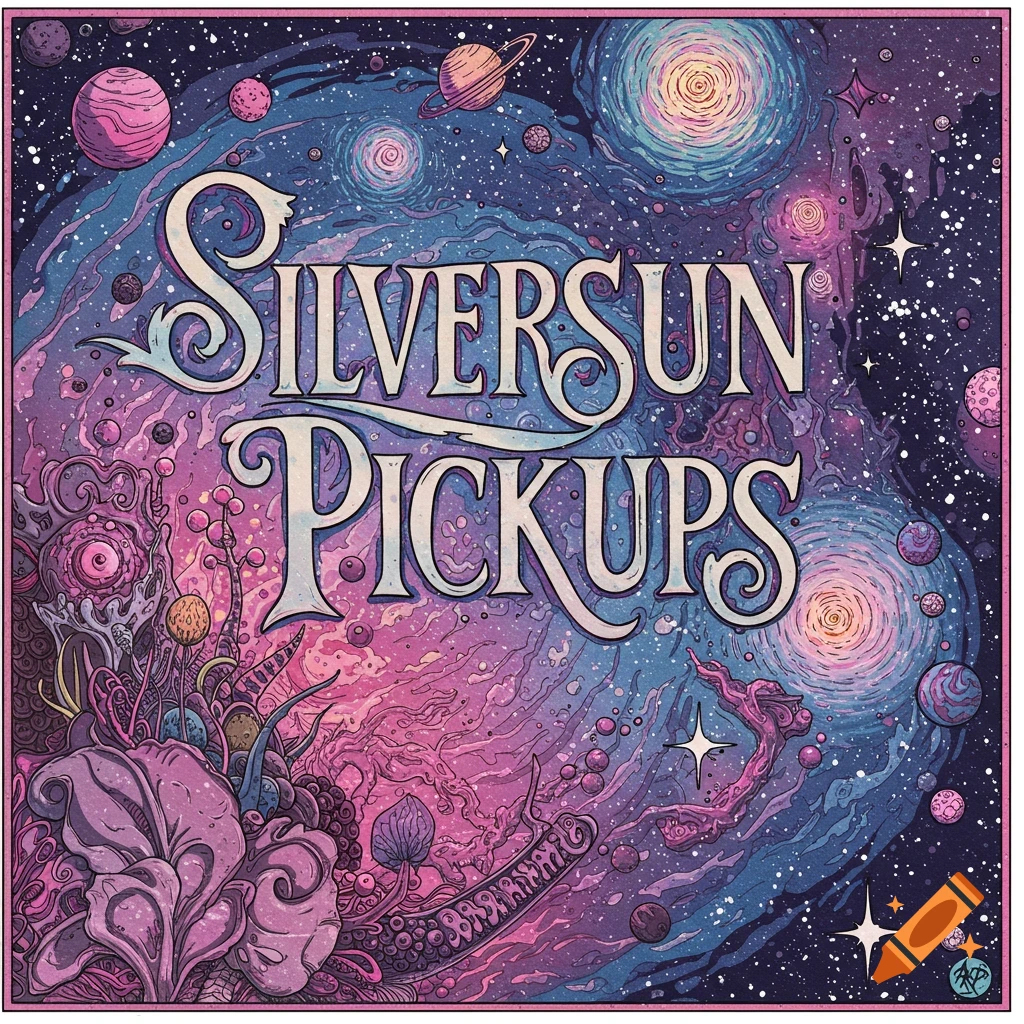 Psychedelic illustration of a space scene with planets, galaxies ...