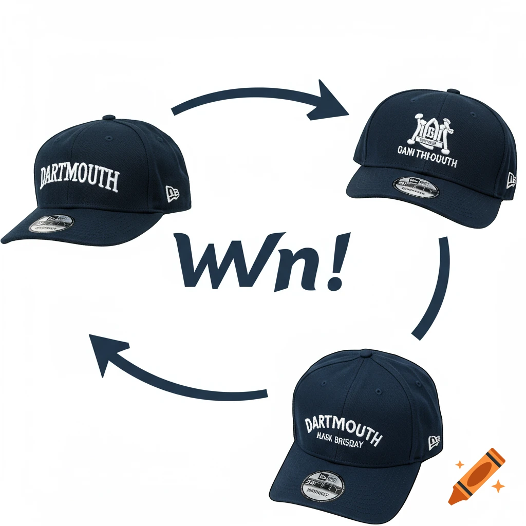GIF of Dartmouth, Duke, and London Business School hats swapping places ...