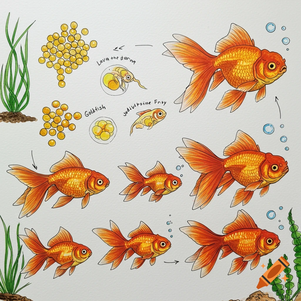 Goldfish Eggs Life Cycle