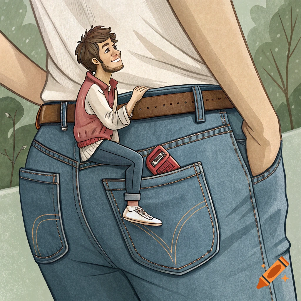 Three men, an Indian, Canadian, and Californian, in a cartoonish, Pok ...