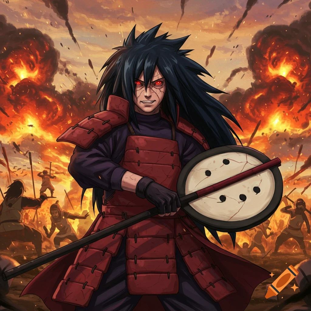 Madara Uchiha on Craiyon