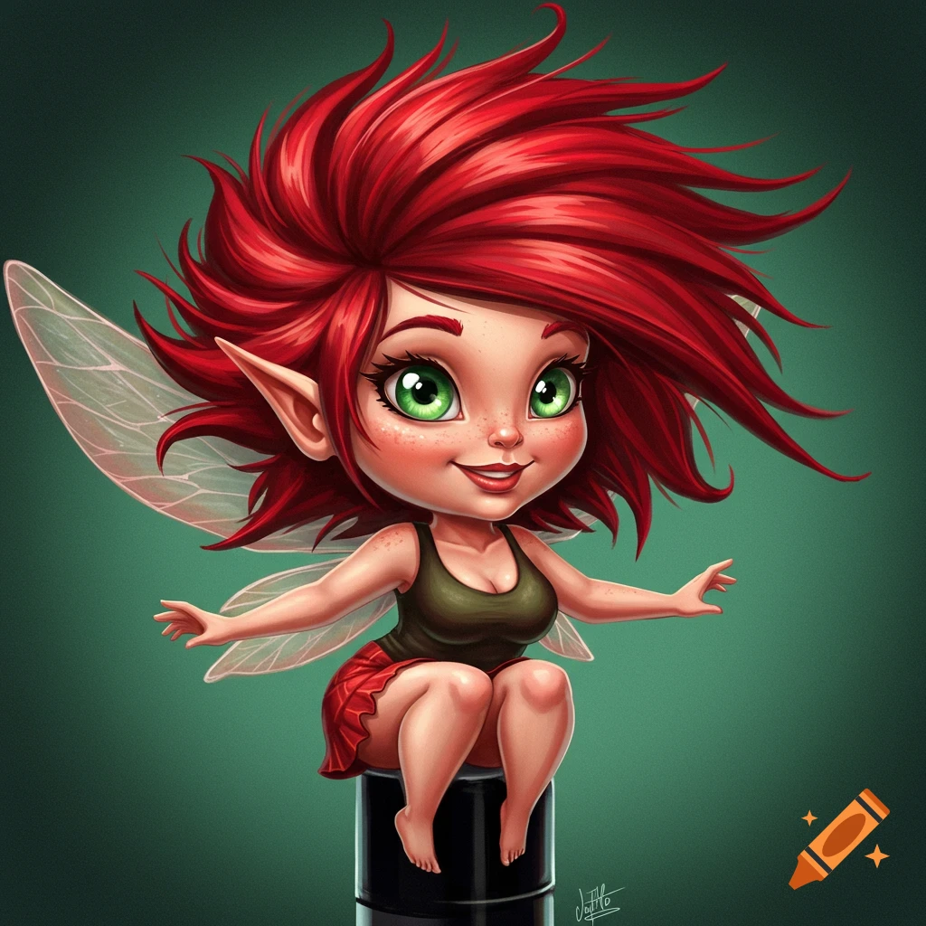 Peter Pan and Tinker Bell crying on Craiyon